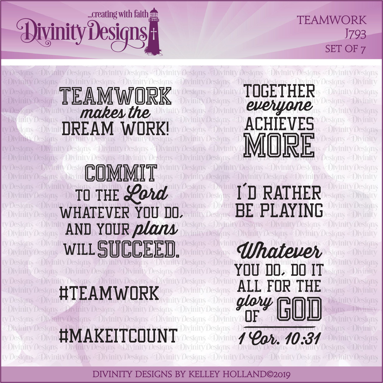 TEAMWORK - Divinity Designs LLC