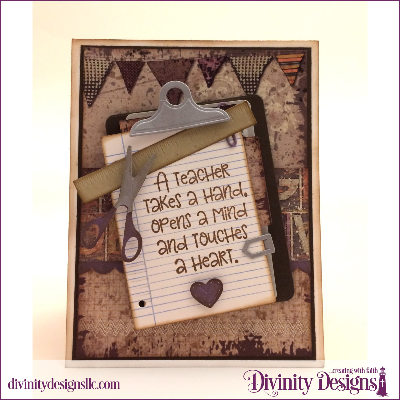 NOTEBOOK PAPER (STAMP/DIE DUOS) - Divinity Designs LLC