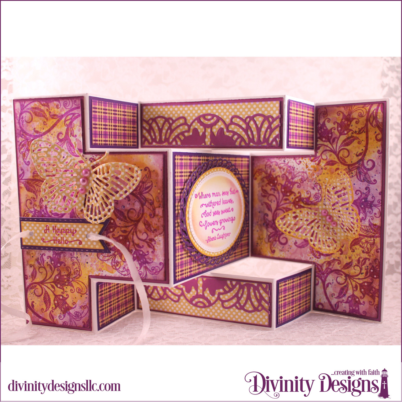 PLUM PIZZAZZ 6X6 PAPER COLLECTION - Divinity Designs LLC