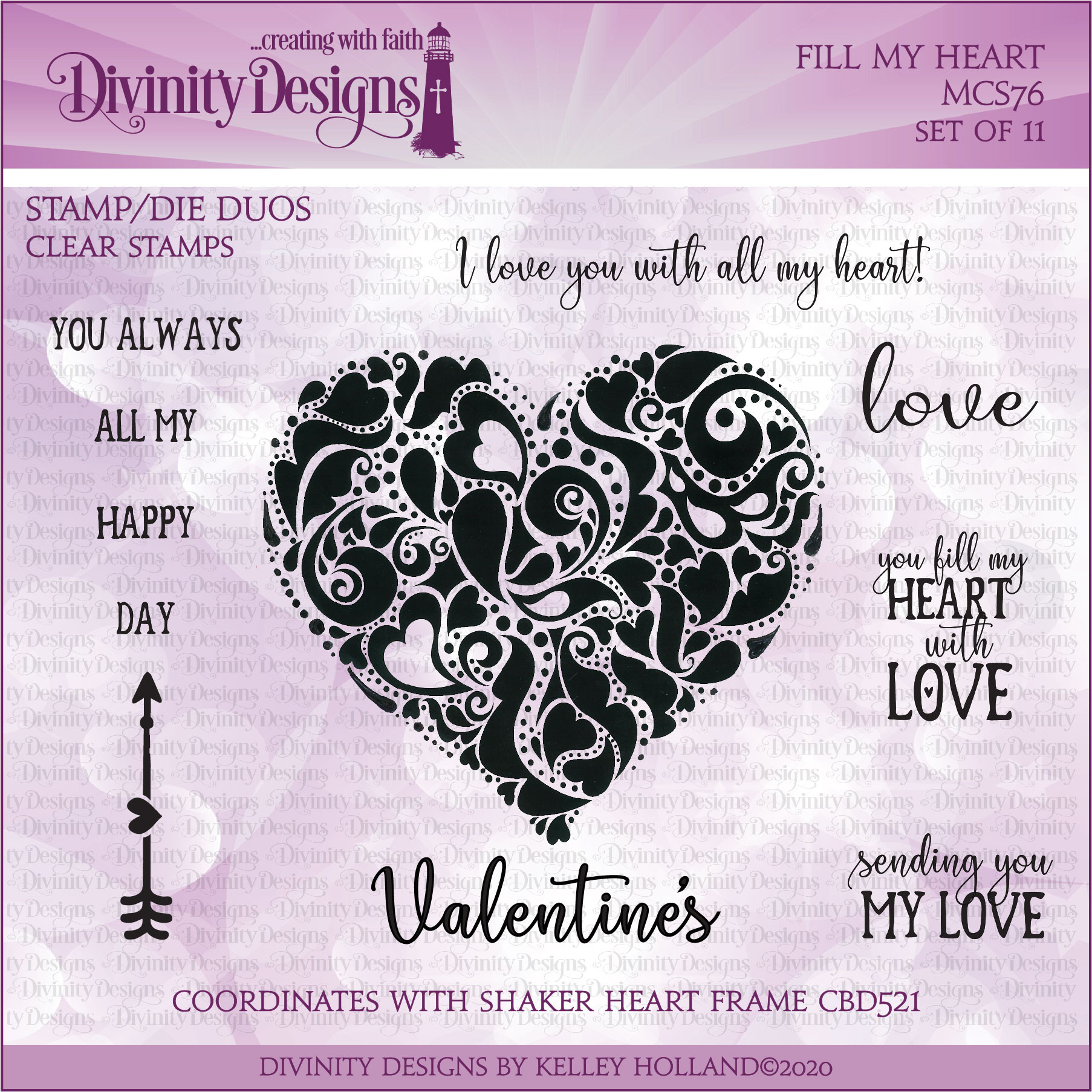 FILL MY HEART (CLEAR STAMPS)