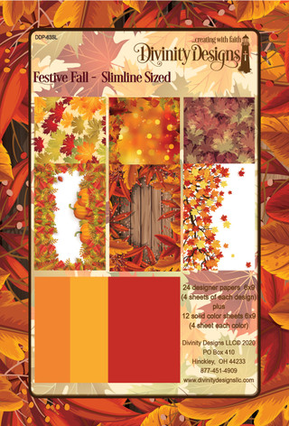 Festive Fall Slimline 6x9 PAPER PAD
