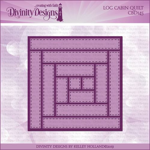 LOG CABIN QUILT DIE - Divinity Designs LLC