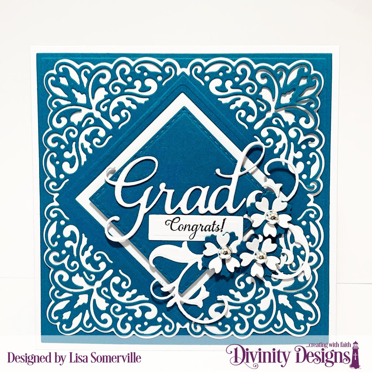 SQUARE CARD BASE WITH LAYER DIE