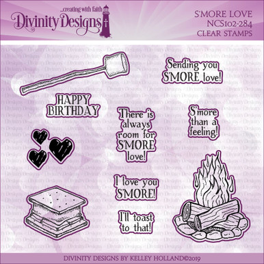 S'MORE LOVE (STAMPS & DIES, CLEAR STAMPS) - Divinity Designs LLC