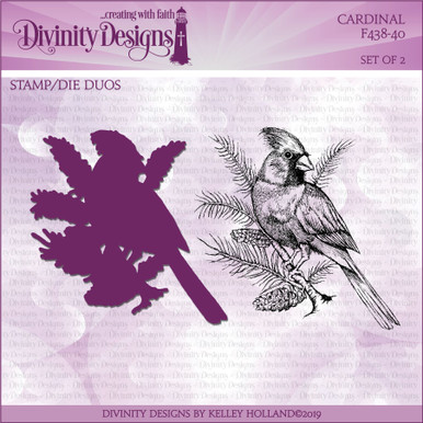 CARDINAL (STAMP/DIE DUOS) - Divinity Designs LLC
