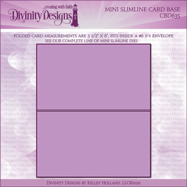 MINI SLIMLINE CARD BASE DIE - *SEE NOTE BELOW