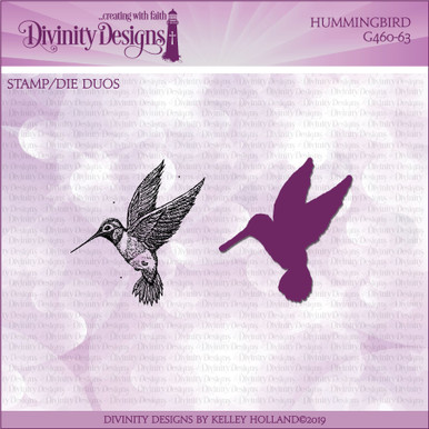 HUMMINGBIRD (STAMP/DIE DUOS) - Divinity Designs LLC