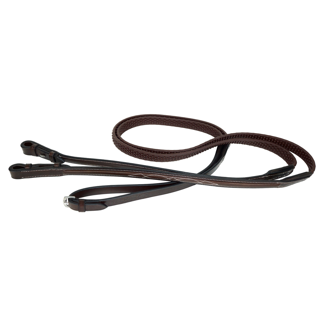 Bella Donna Square Raised Soft Grip Reins Hook Ends