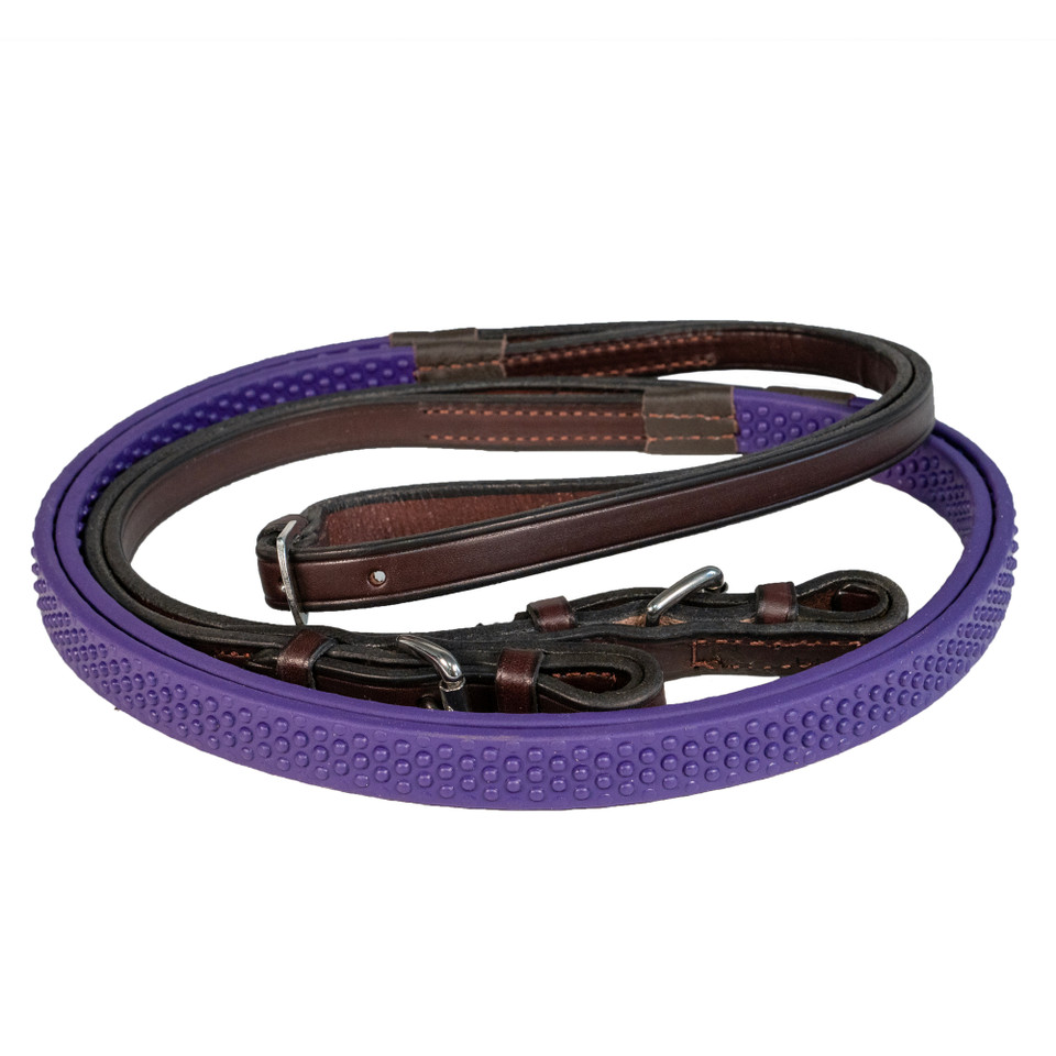 Soft Grip Rubber Reins Pony