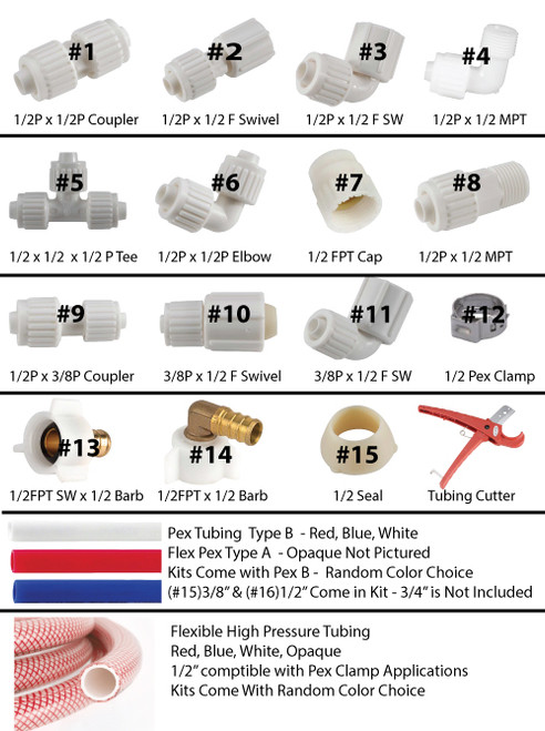 The Smart RVer Complete Pex Flair It Fitting and RV Water Line Repair ...