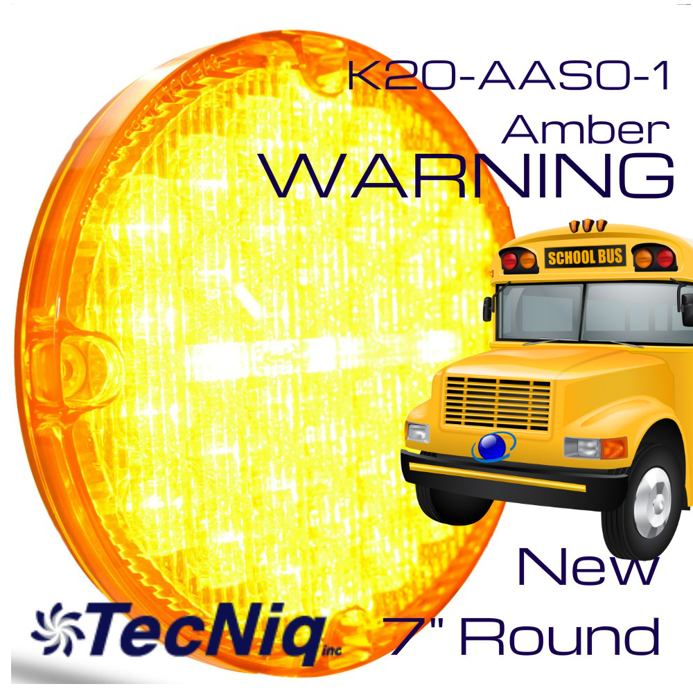 School Bus Warning Lights Amazon.com: Pro LED 71RST 7 Inch Round Red