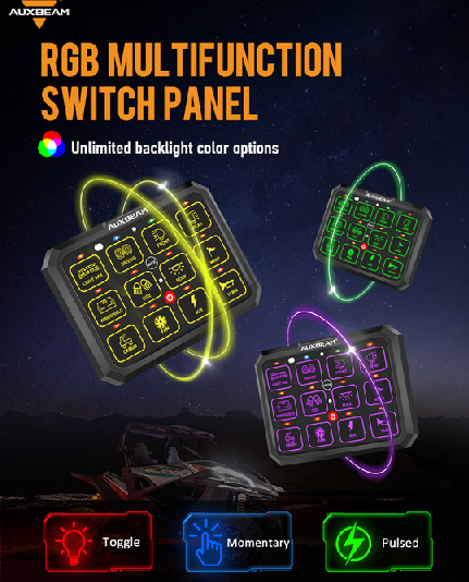 RGB Switch Panel New AC-1200