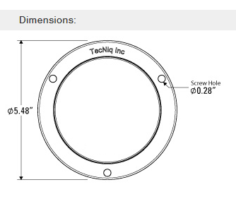 Stainless Steel 4" trim