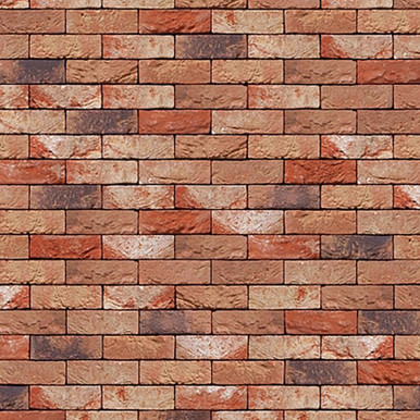 Cottage Mixture Brick Slips - Reveals