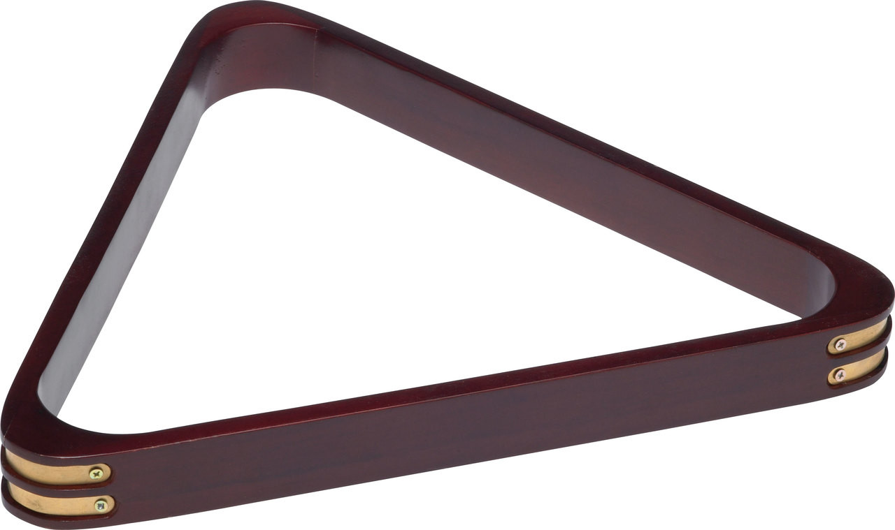 8 Ball Triangle with Brass Corners Wine | Gebhardts.com