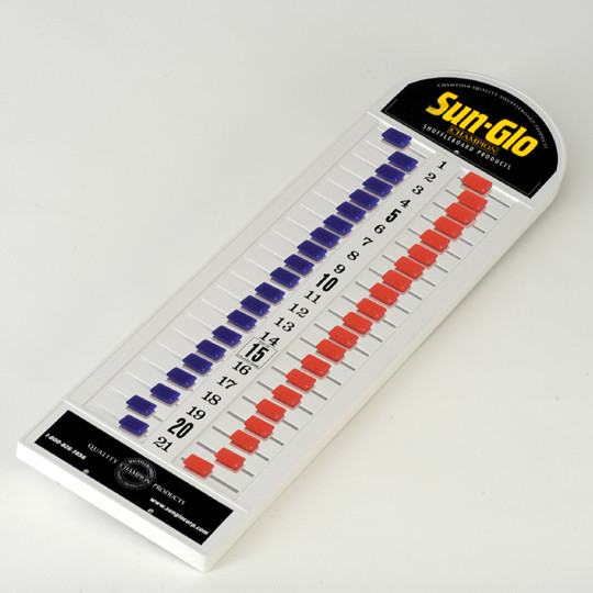 Sun-Glo Plastic Shuffleboard Scoreboard | Gebhardts.com