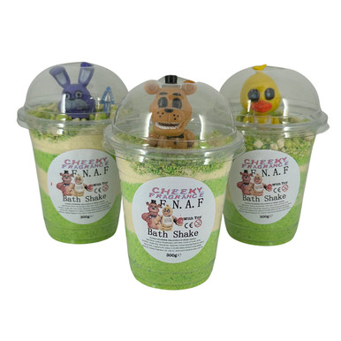 Five Nights of Freddy FIZZY BATHSHAKE in Cherry Marshmallow Scent 300g