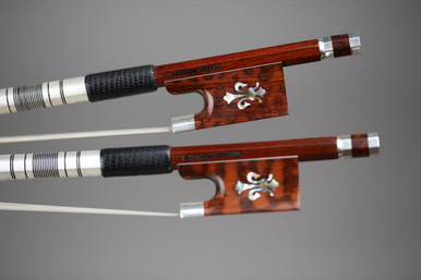 Arcos Brasil Ipe Wood Cello Bow with Snakewood Frog - Milano Music Center