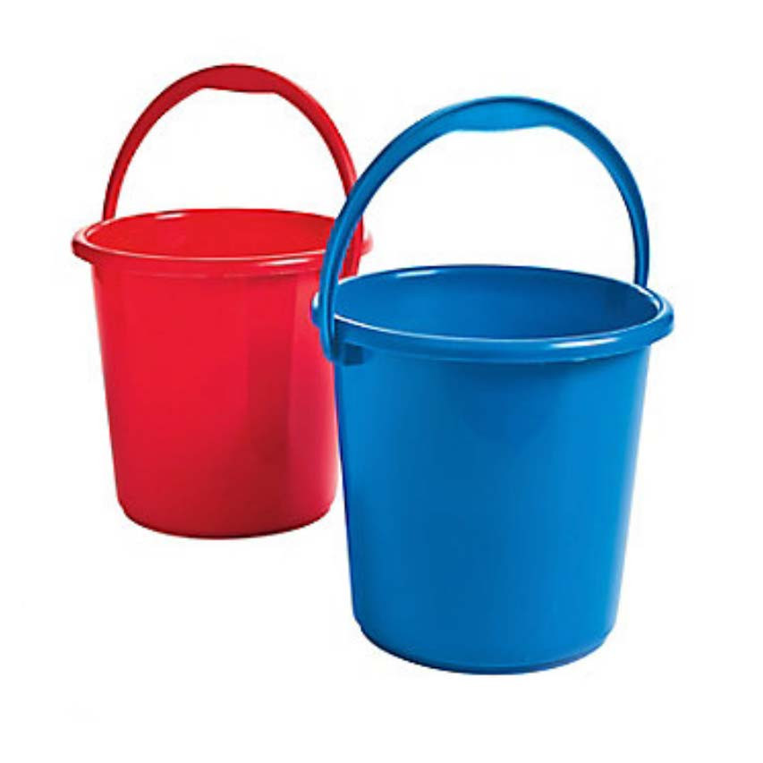 Mini Plastic Pails - Colorful Carnival Supplies