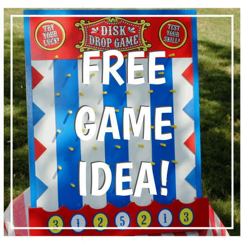 Wooden Halloween Disk Drop Game Set -- Ready-made Halloween Carnival Game