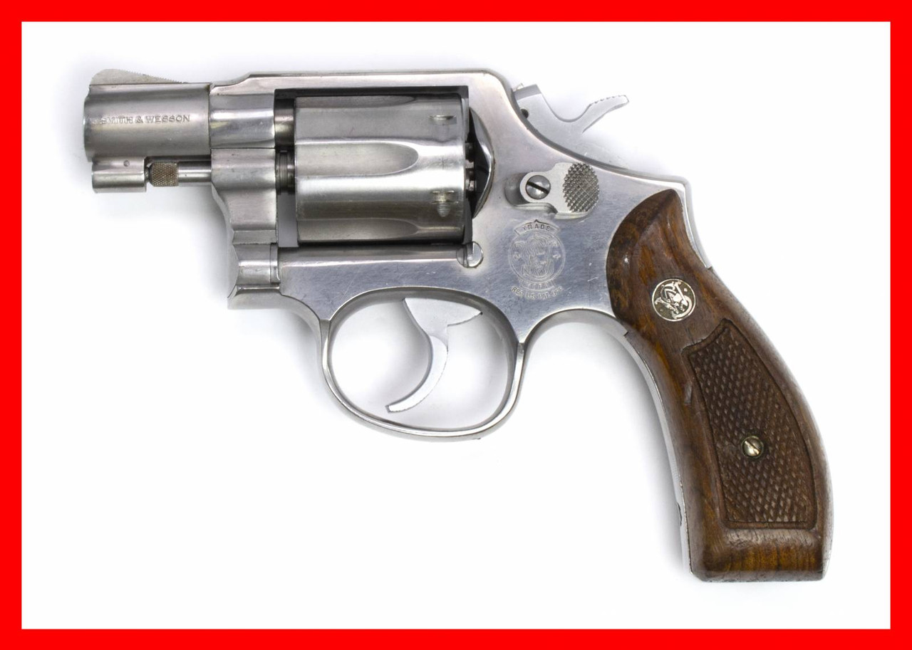 S&W Revolver 64-3, .38 Special 4" Barrel Stainless Steel Revolver ...