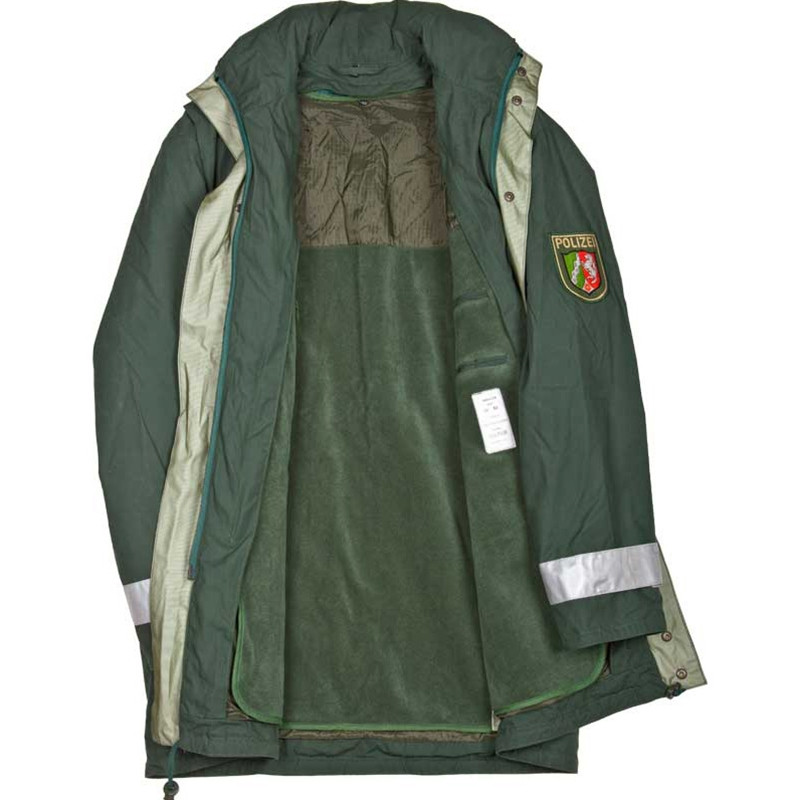 German Police Gore-Tex Parka with Liner - Large - Used - Centerfire Systems