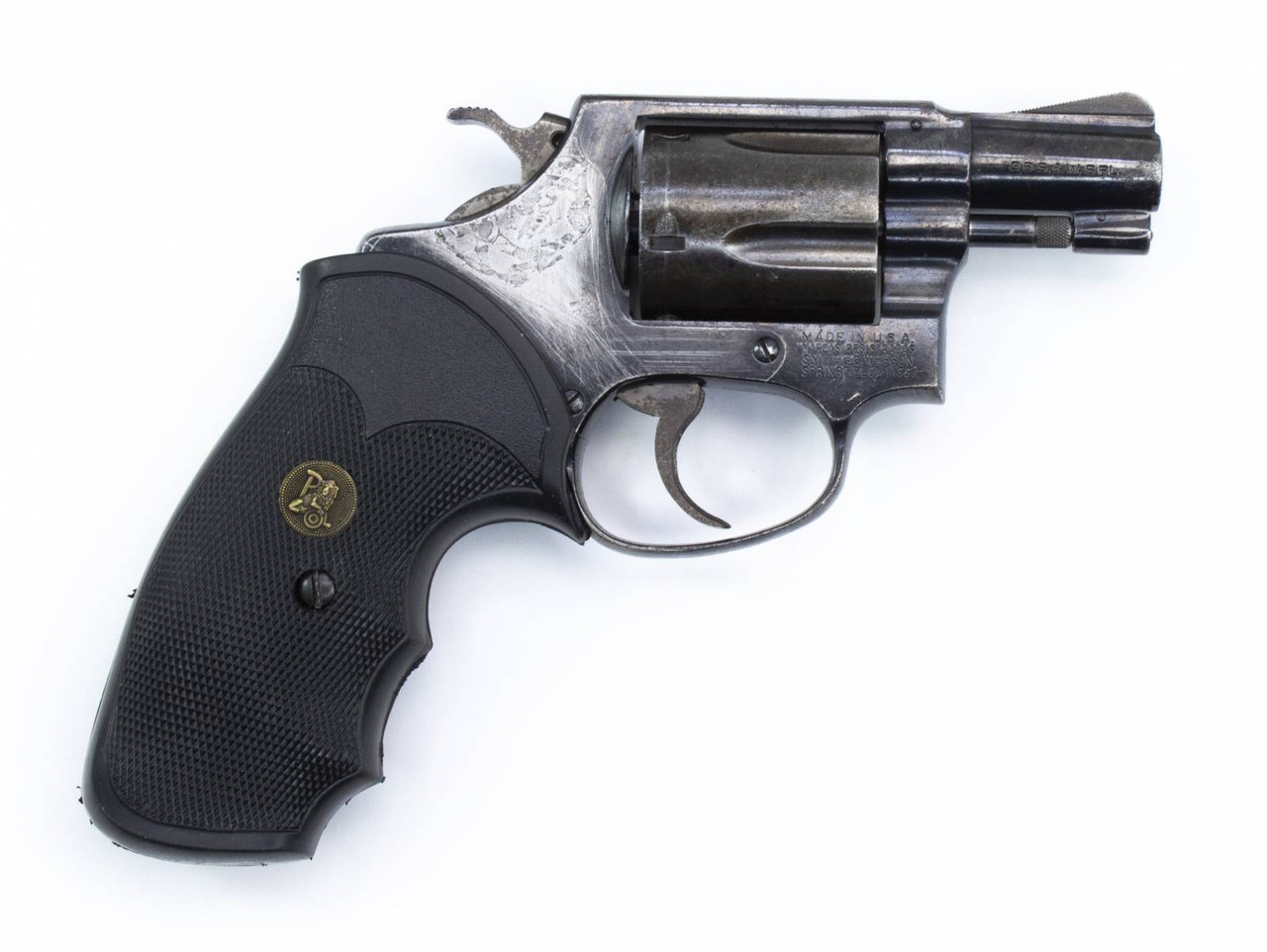 S&W 36 Revolver, .38 Special, 2 Barrel, Fixed Sights, Blued7613 ...
