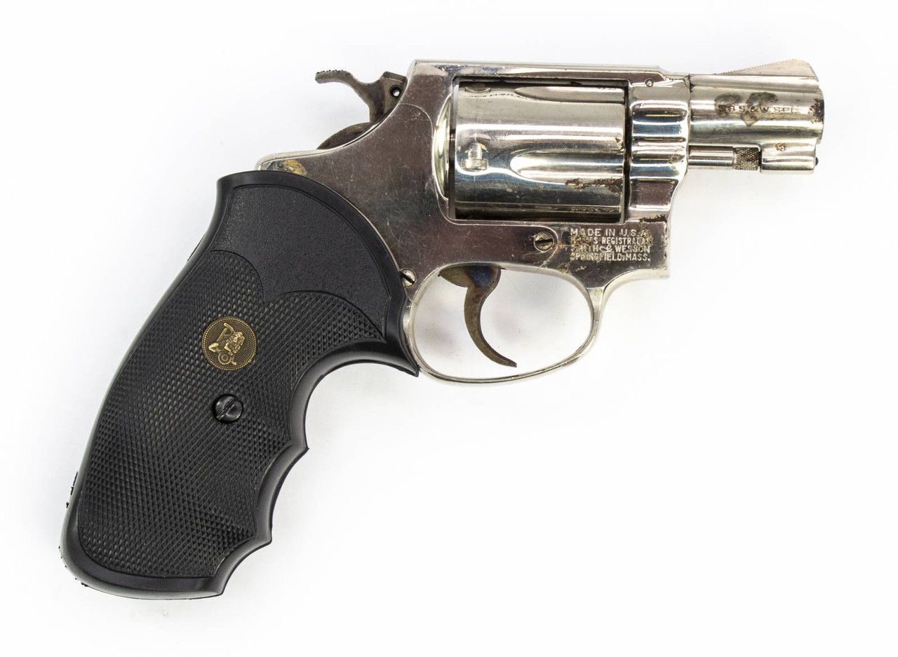 S&W 36 38 SPL 2" BARREL, NICKEL FIXED SIGHT SQUARE BUTT - Centerfire ...