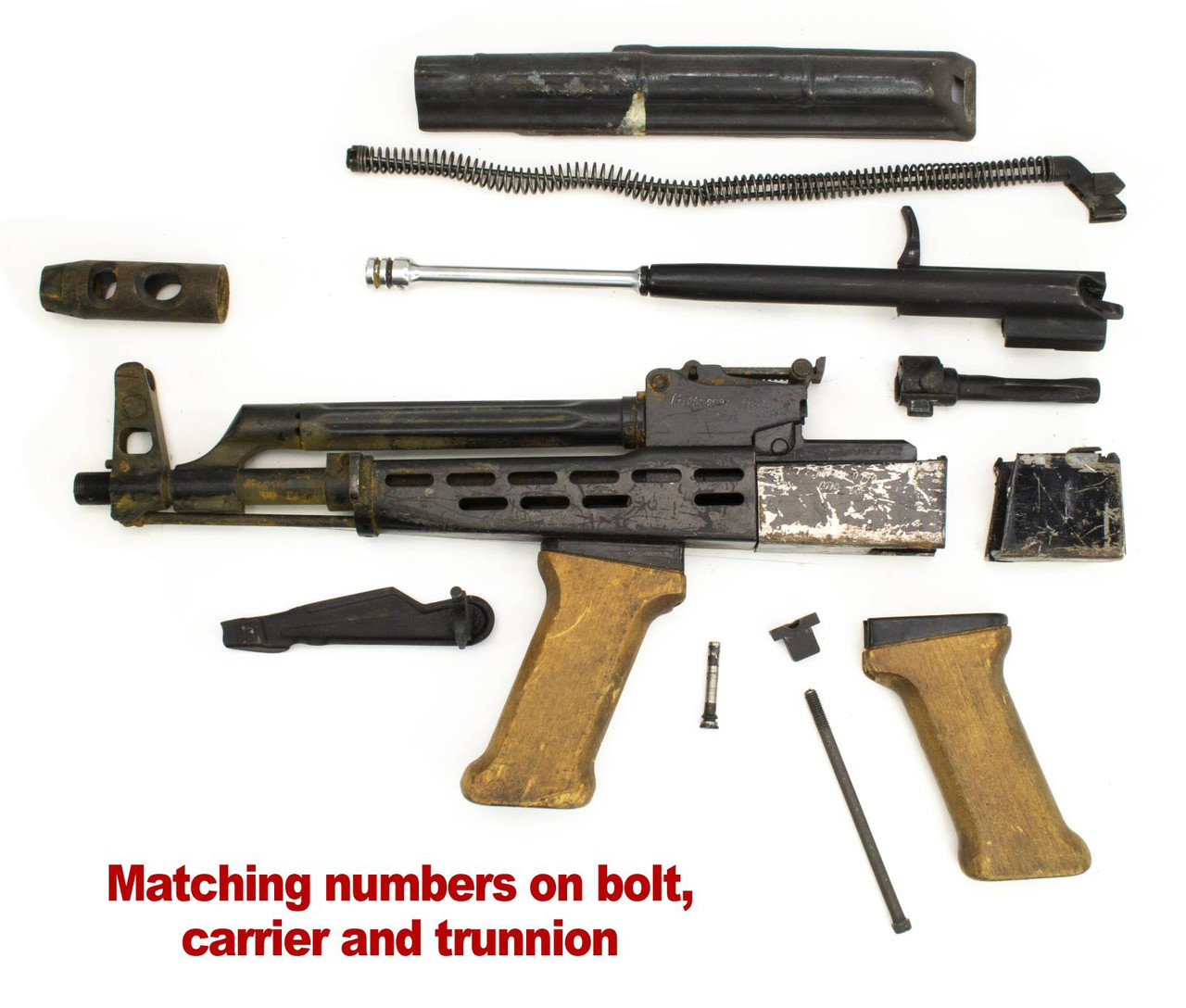 Incomplete AMD-65 Parts Kit - Rusted - Centerfire Systems