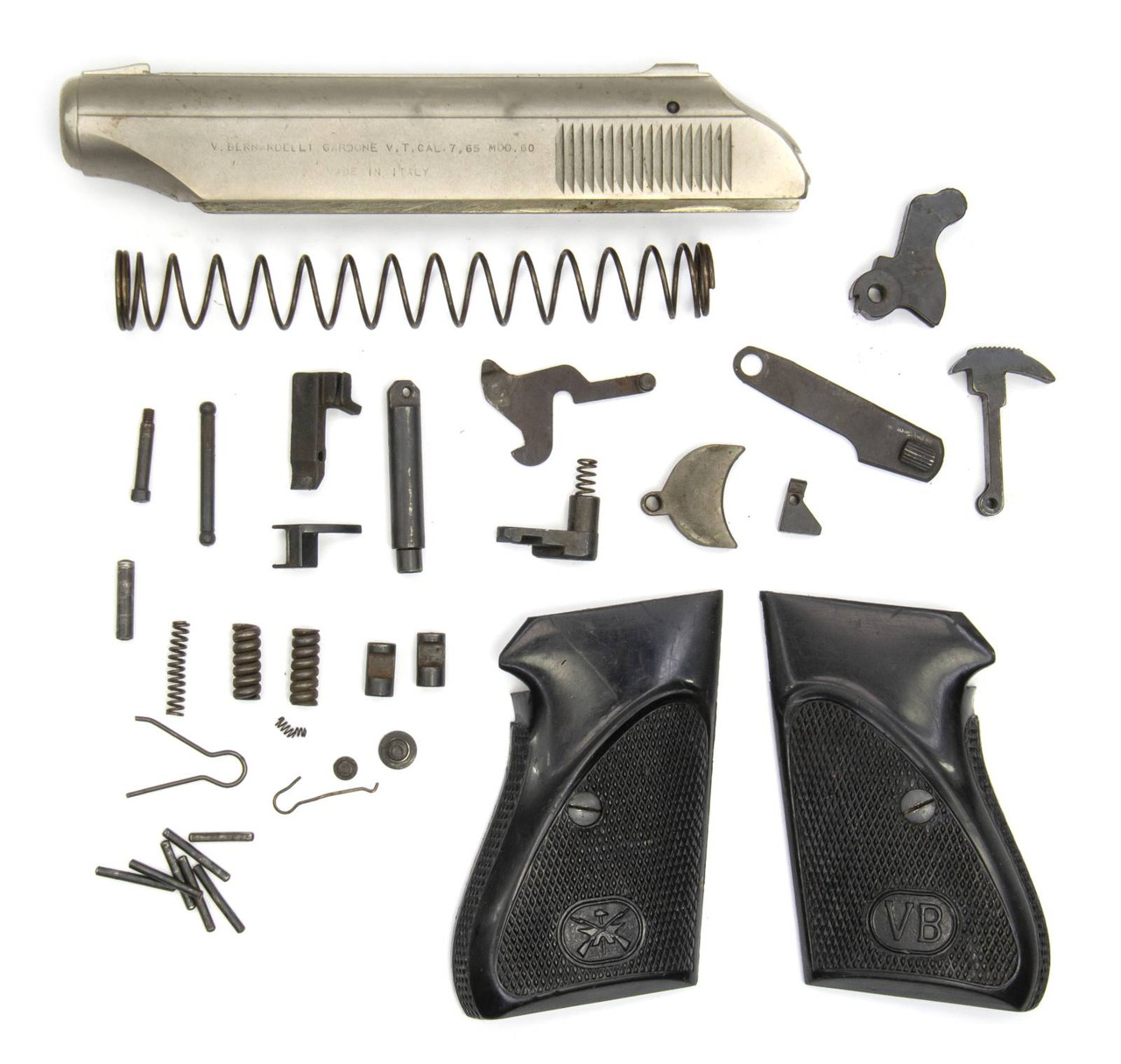 Bernardelli Model 60, 7.65mm/.32 cal. Parts kit - Chrome slide Good ...