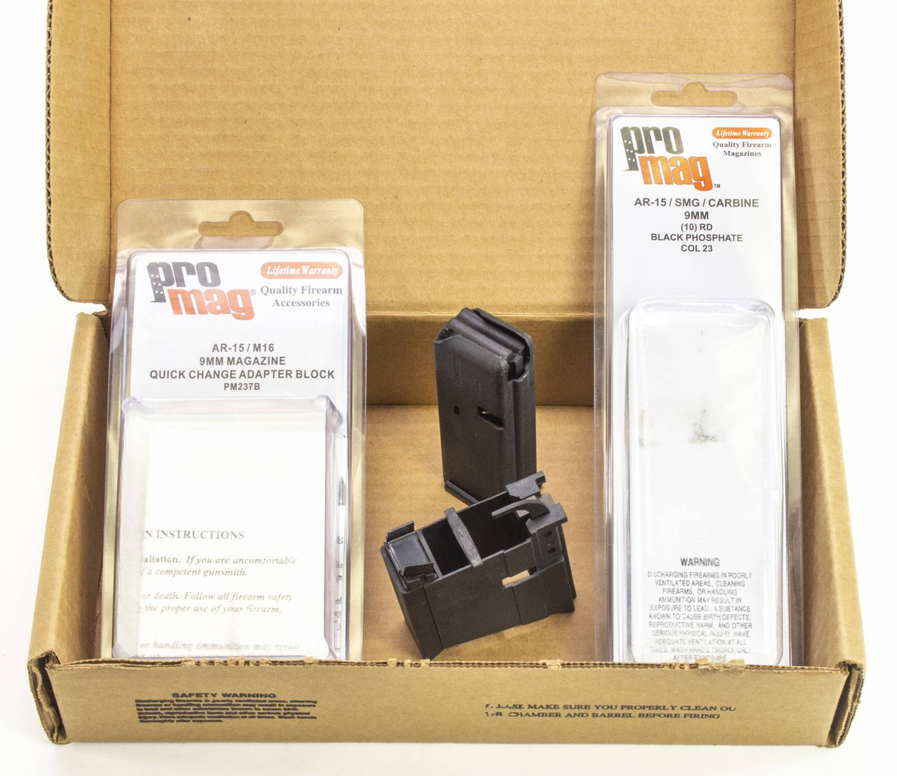 1 NEW PRO MAG AR-15/SMG/CARBINE 9MM 10RD MAG AND 1 AR-15/M16 9MM ...