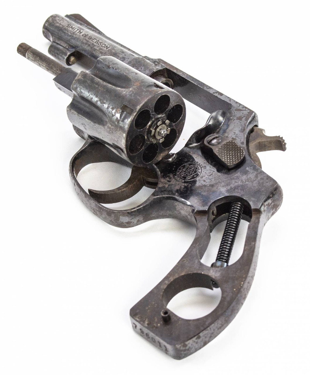 S&W 30-1 32 S&W LONG 3 BBL FIXED SIGHTS ROUND BUTT BLUED6097 ...