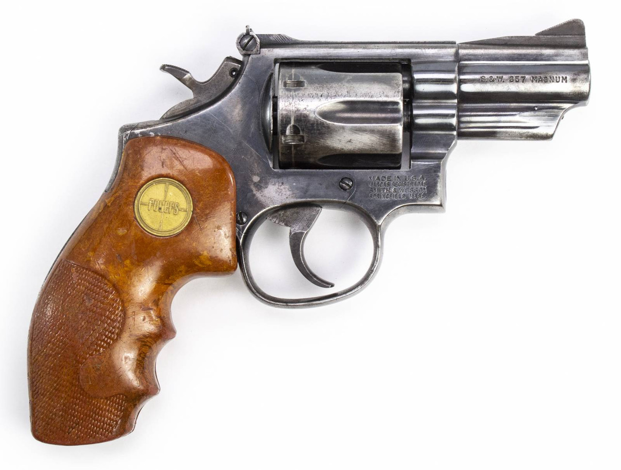 REVOLVER S&W 19-5 357 MAG 2.5 BARREL ROUND BUTT BLUED4850 - Centerfire ...