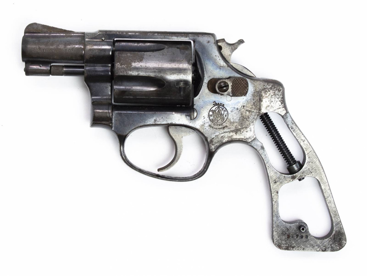 S&W 36 .38SPL 2" BARREL FIXED SIGHT BLUE SQUARE BUTT - Centerfire Systems