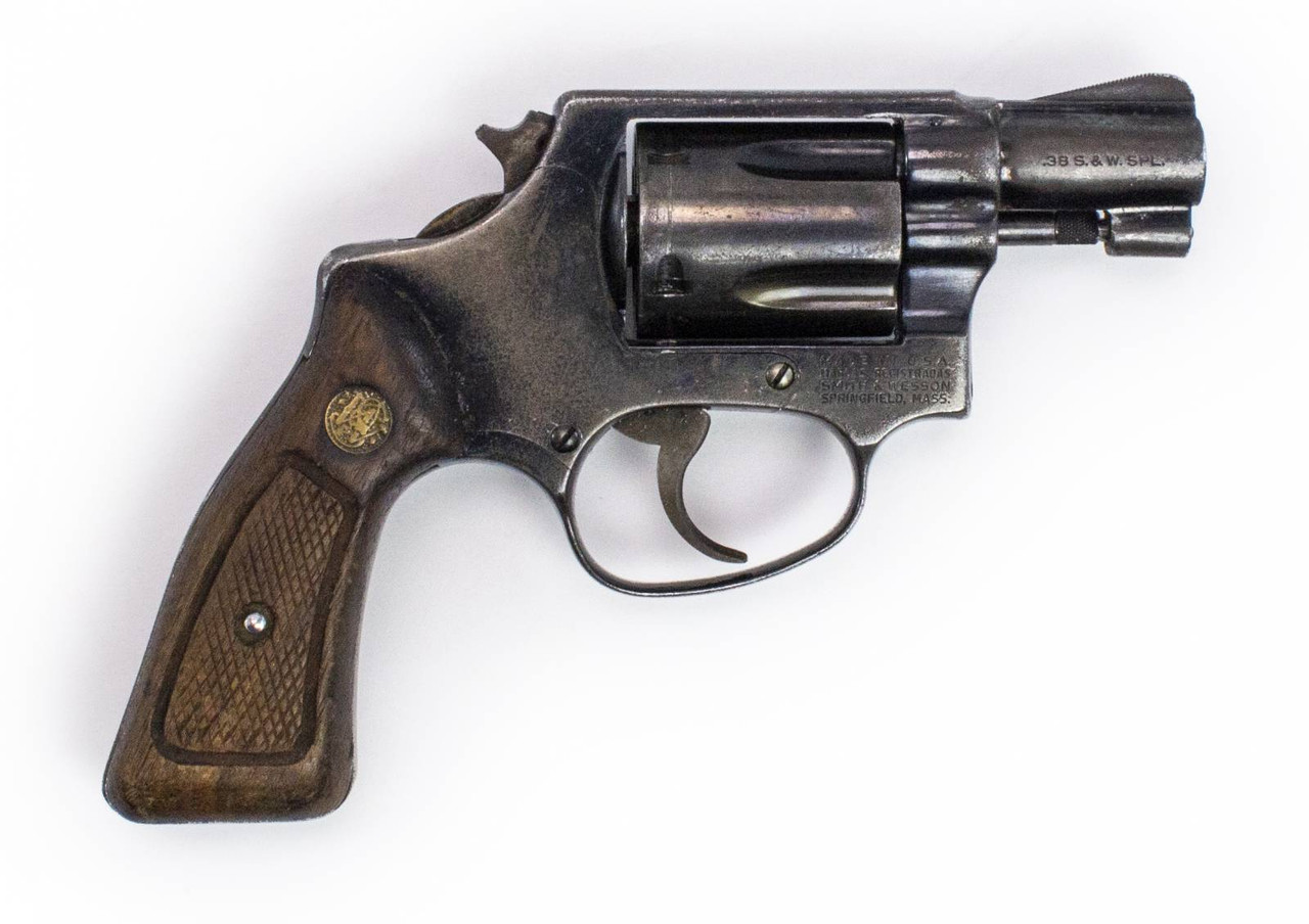 S&W 36 .38SPL 2" BARREL BLUE, FIXED SIGHT SQUARE BUTT - Centerfire Systems