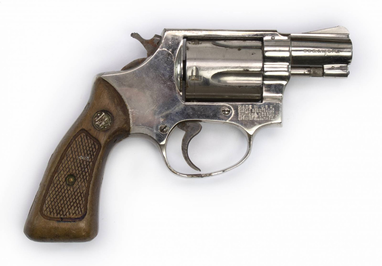 S&W 36 .38 SPL 2" BARREL, NICKEL, FIXED SIGHT, SQUARE BUTT - Centerfire ...