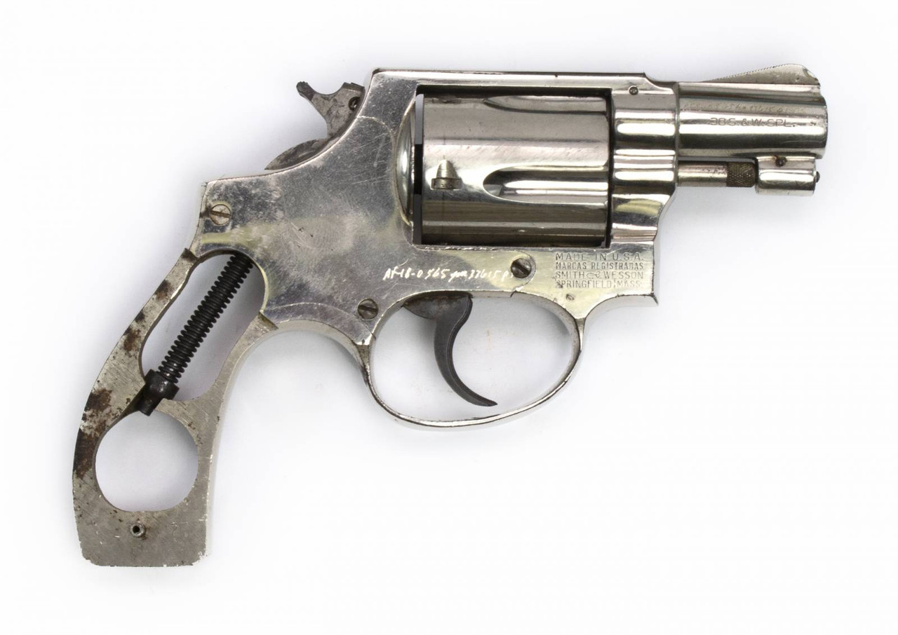 S&W 36 .38SPL 2" BARREL FIXED SIGHT, NICKEL, SQUARE BUTT - Centerfire ...