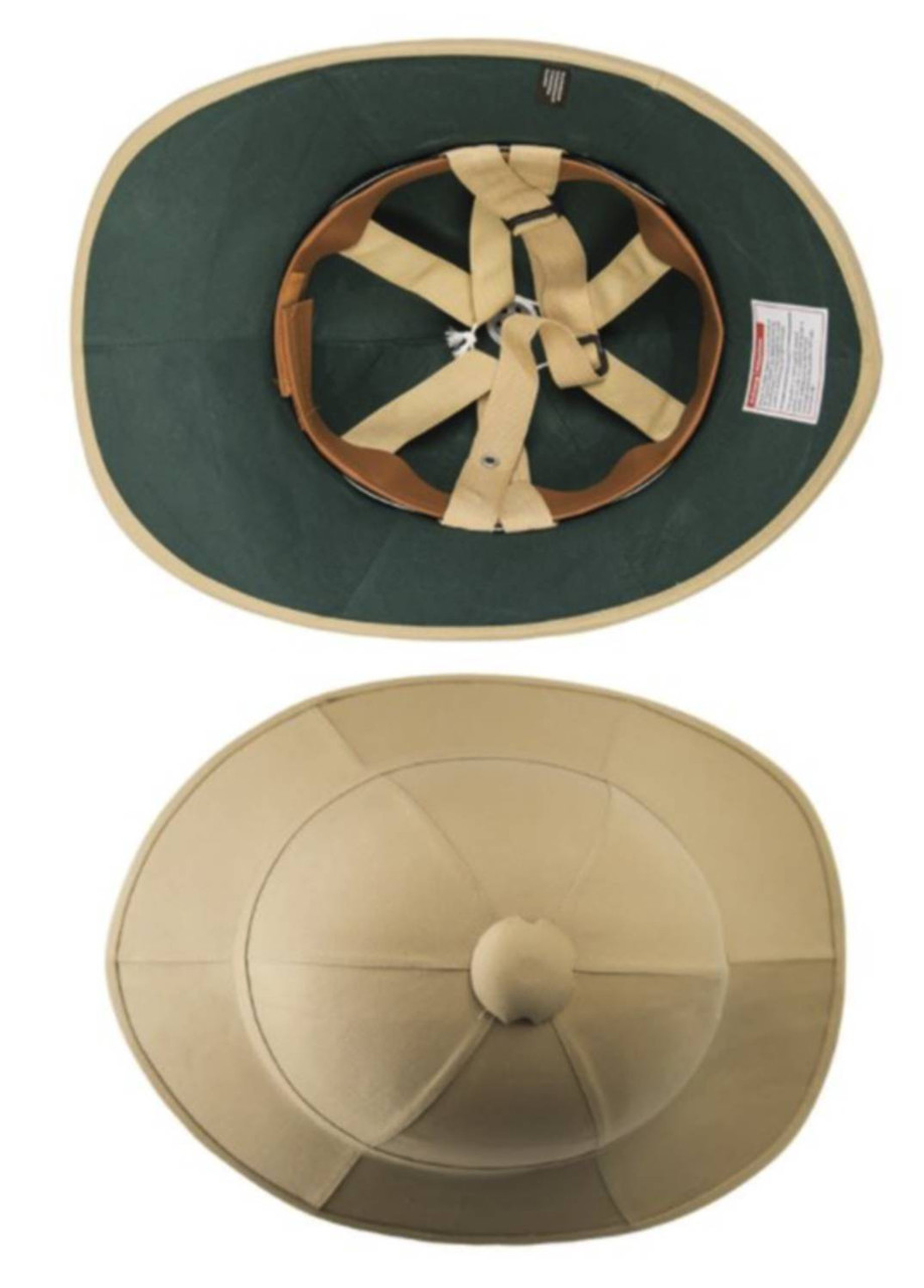BRITISH NEW STYLE KHAKI PITH HELMET NEW - Centerfire Systems