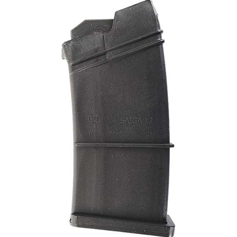 SGM Tactical Saiga 12GA 5rd Black Polymer Mag - Centerfire Systems