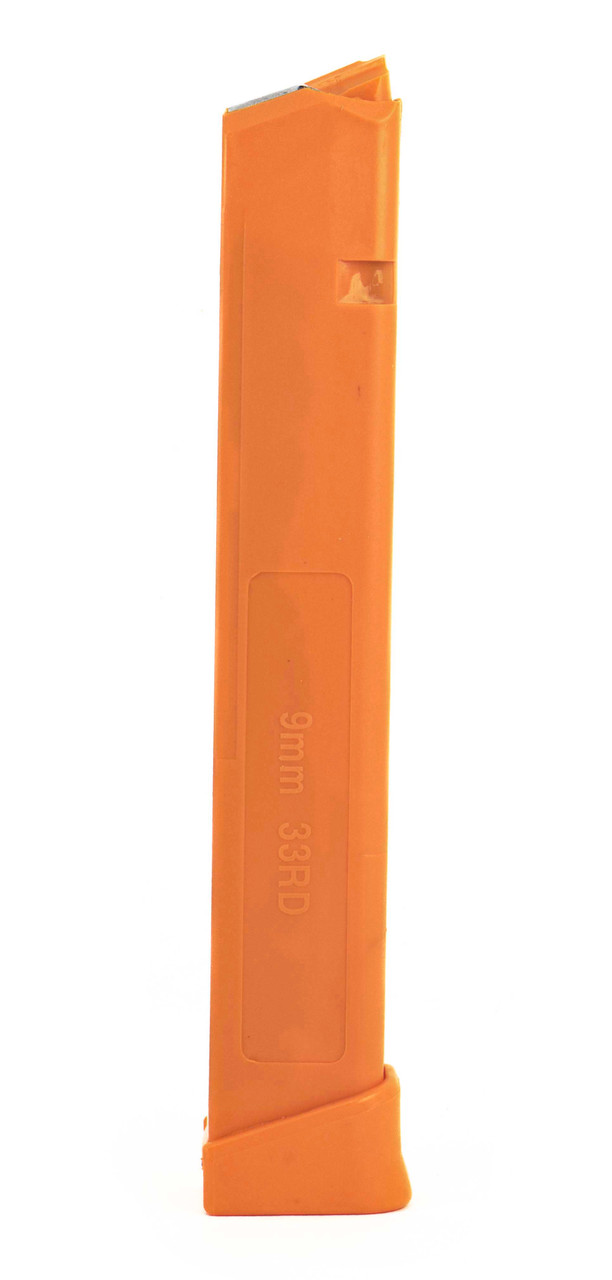 Glock Compatible 9mm 33rd ORANGE Reinforced Steel Lined Polymer ...