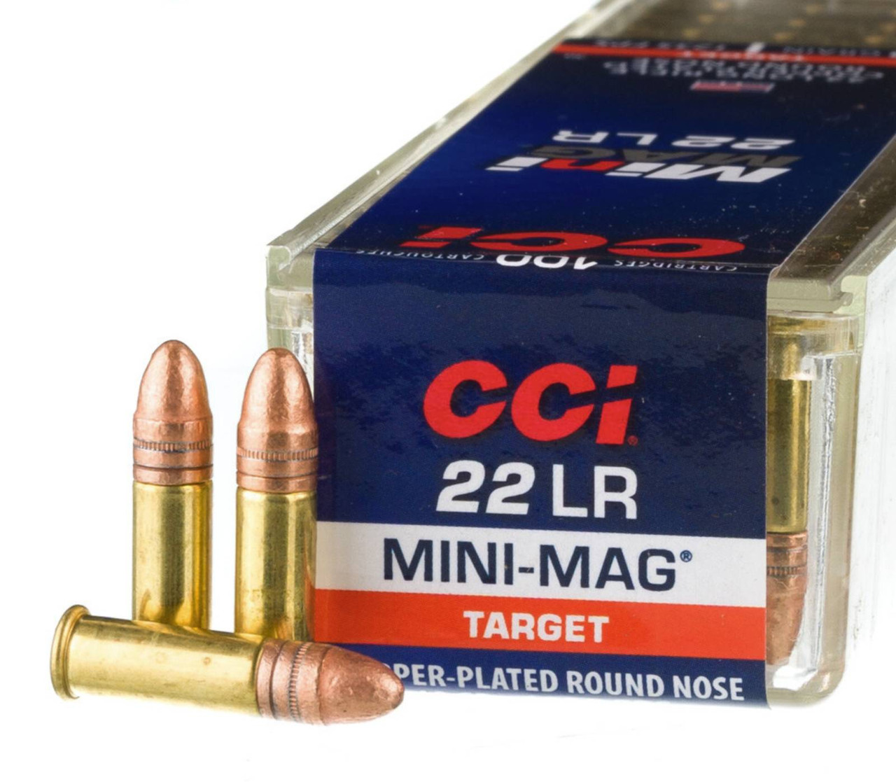 CCI Mini-Mag 22LR 40gr Copper-Plated Round Nose 5000rd Case ...