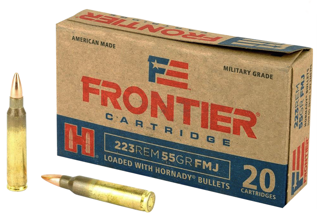 Frontier Cartridge Military Grade Varmint 223 Rem 55 gr Full Metal ...