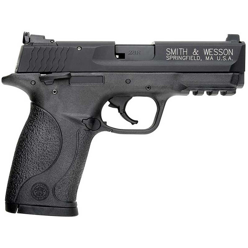 Smith & Wesson 108390 M&P Compact 22 LR 3.60 10+1 Black Black Armornite ...