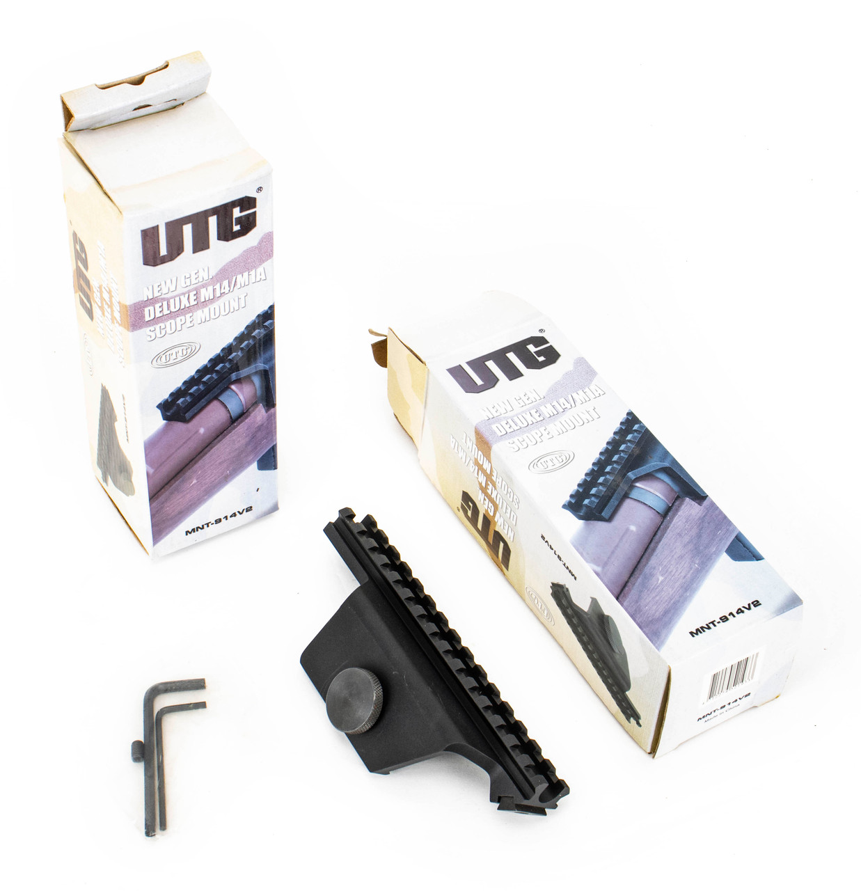 UTG New Gen Deluxe M14/M1A Scope Mount - 2 Pack - Centerfire Systems