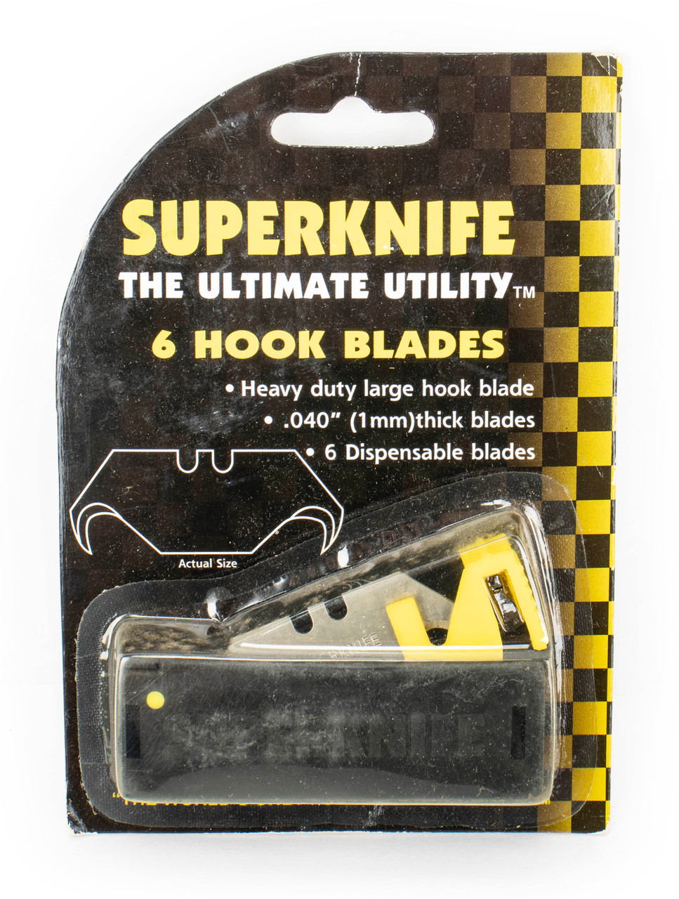 RDR Tools Superknife Folding Utility Knife w/ Hook Blades- 4 Pack ...