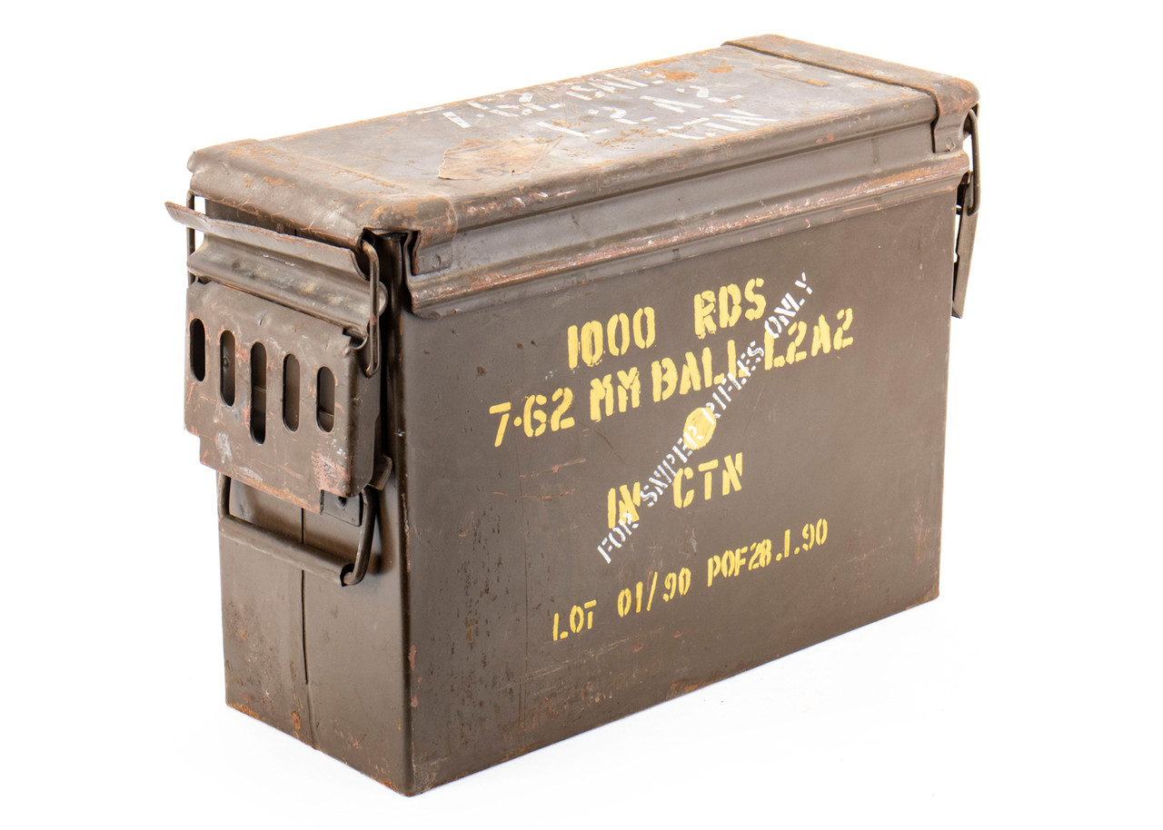 7.62mm Ball Surplus Ammo Can, 1000rd Capacity - Centerfire Systems