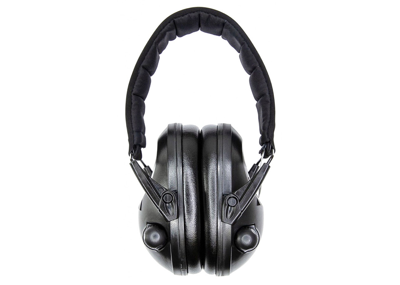 Mil-Tec Padded Active Ear Defenders Electronic 85dB - Black ...