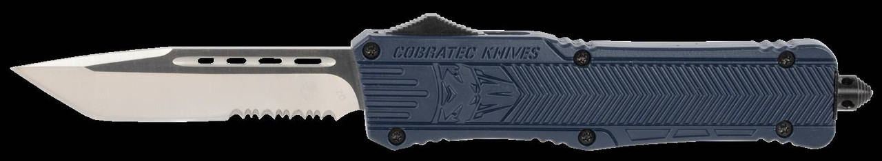 Cobra Tec Knives LNYCTK1LTS CTK-1 Large 3.75 Tanto Part Serrated D2 ...