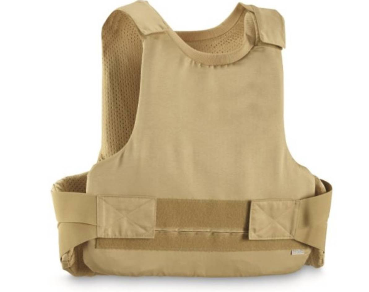 GERMAN SAND POLICE FLAK VEST USED - LARGE - Centerfire Systems