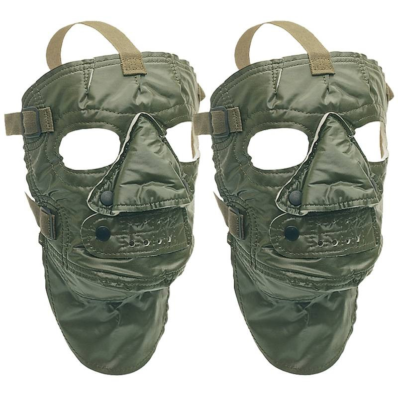 2-Pack U.S. GI OD Green Cold Weather Face Mask - New - Centerfire Systems